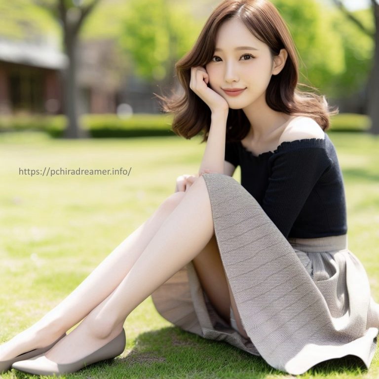 スカートの彼女を芝生や地べたに体育座りさせてパンチラ盗撮！【画像30枚】 - p-dreamer パンチラの憧憬